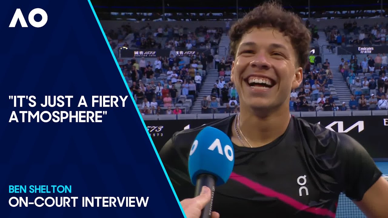 Ben Shelton On-Court Interview | Australian Open 2024 Second Round ... Ben Shelton On-Court Interview | Australian Open 2024 Second Round ...