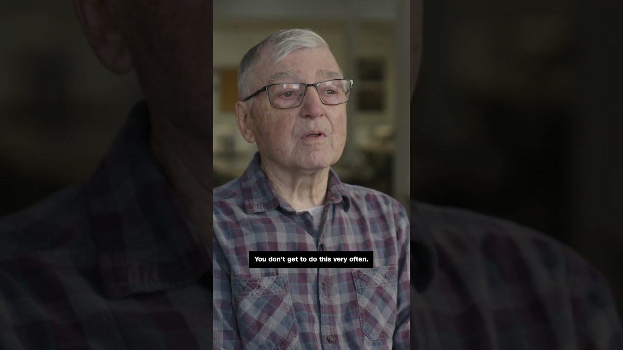 Julian Garrett is 83 years old and has some advice for braving the cold ...