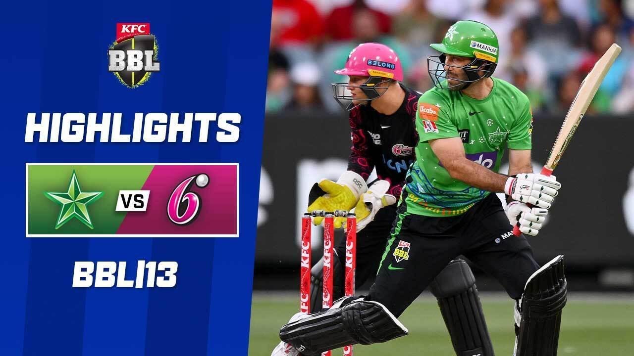 Melbourne Stars v Sydney Sixers | KFC BBL|13 - The Global Herald