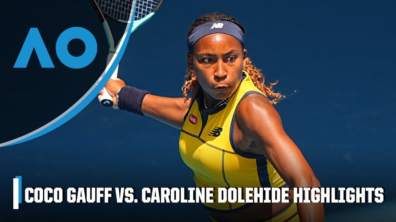 Coco Gauff advances to third round after straight sets win [FULL ...