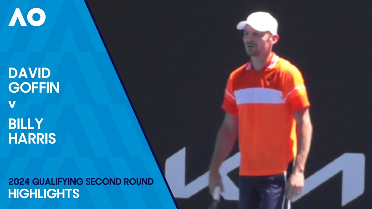 David Goffin v Billy Harris Highlights | Australian Open 2024 Second ...