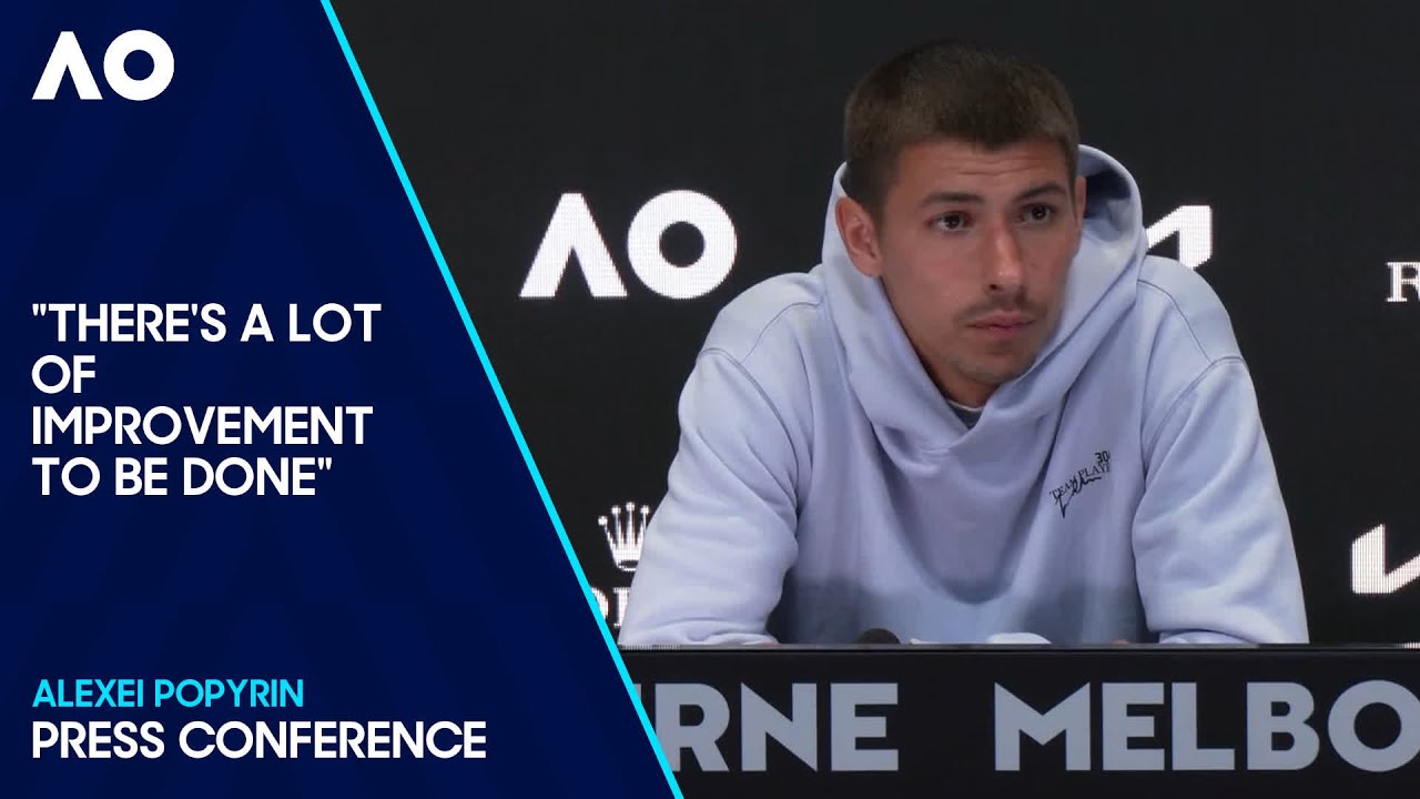 Alexei Popyrin Press Conference | Australian Open 2024 First Round ...