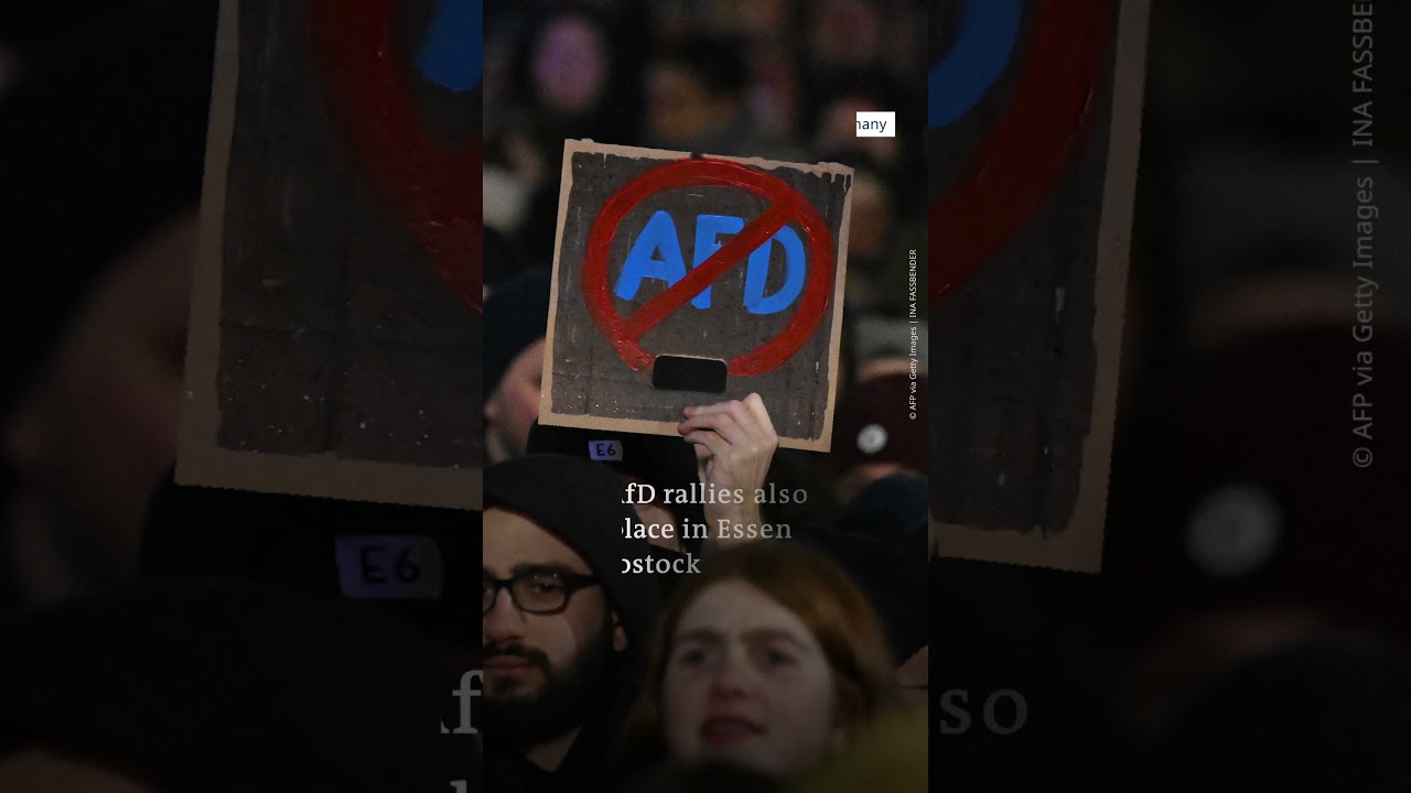 Thousands gathered in German cities to protest against the far-right ...