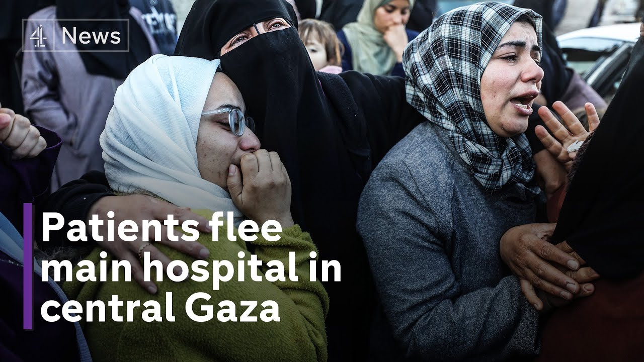 Israel-Gaza: Patients flee Gaza hospital surrounded by Israeli ‘red ...