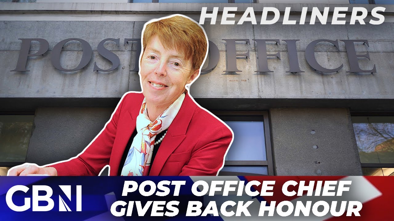'Post Office chief to give up her CBE over scandal' | The Times - The ...