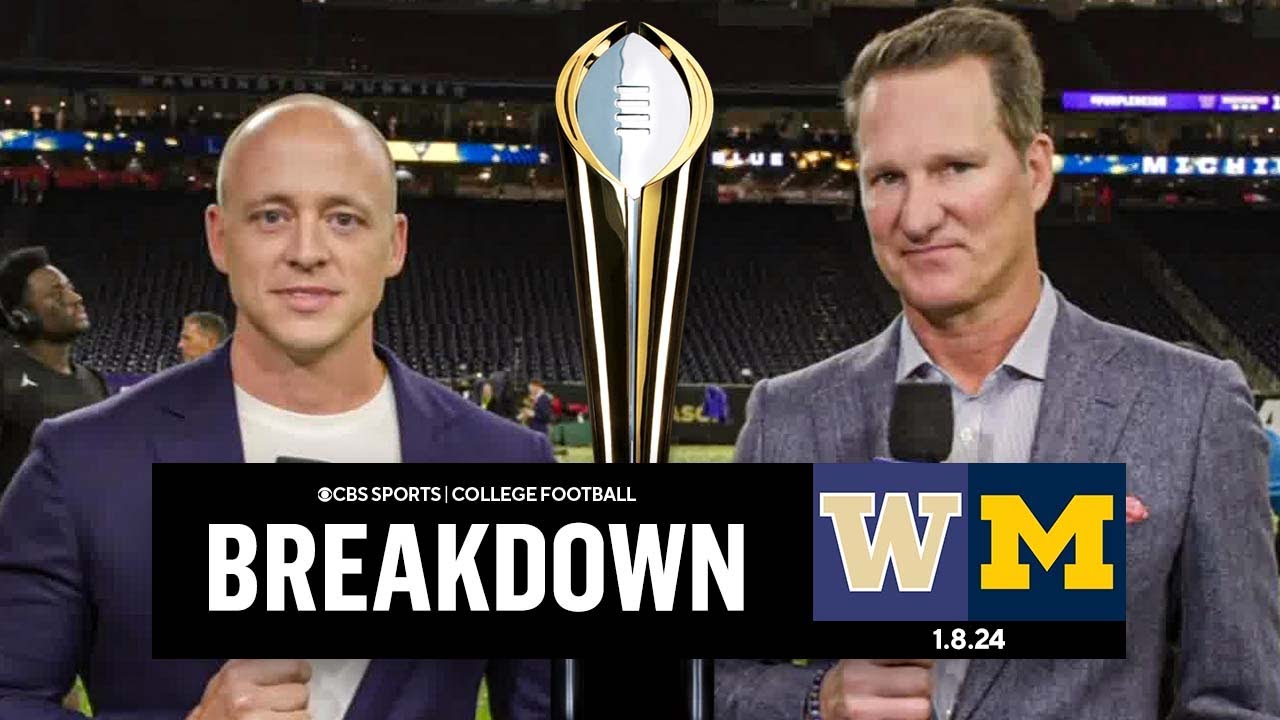 Michigan TAKES DOWN Washington To Win National Title + JJ MCCARTHY ...
