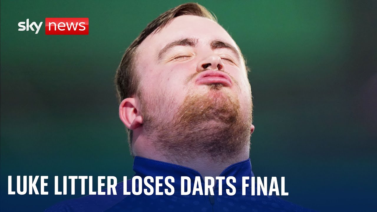 Luke 'the Nuke' Littler loses World Darts Championship final - The ...