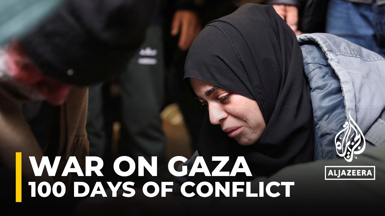War on Gaza now in its 100th day, more than 23,800 Palestinians have ...