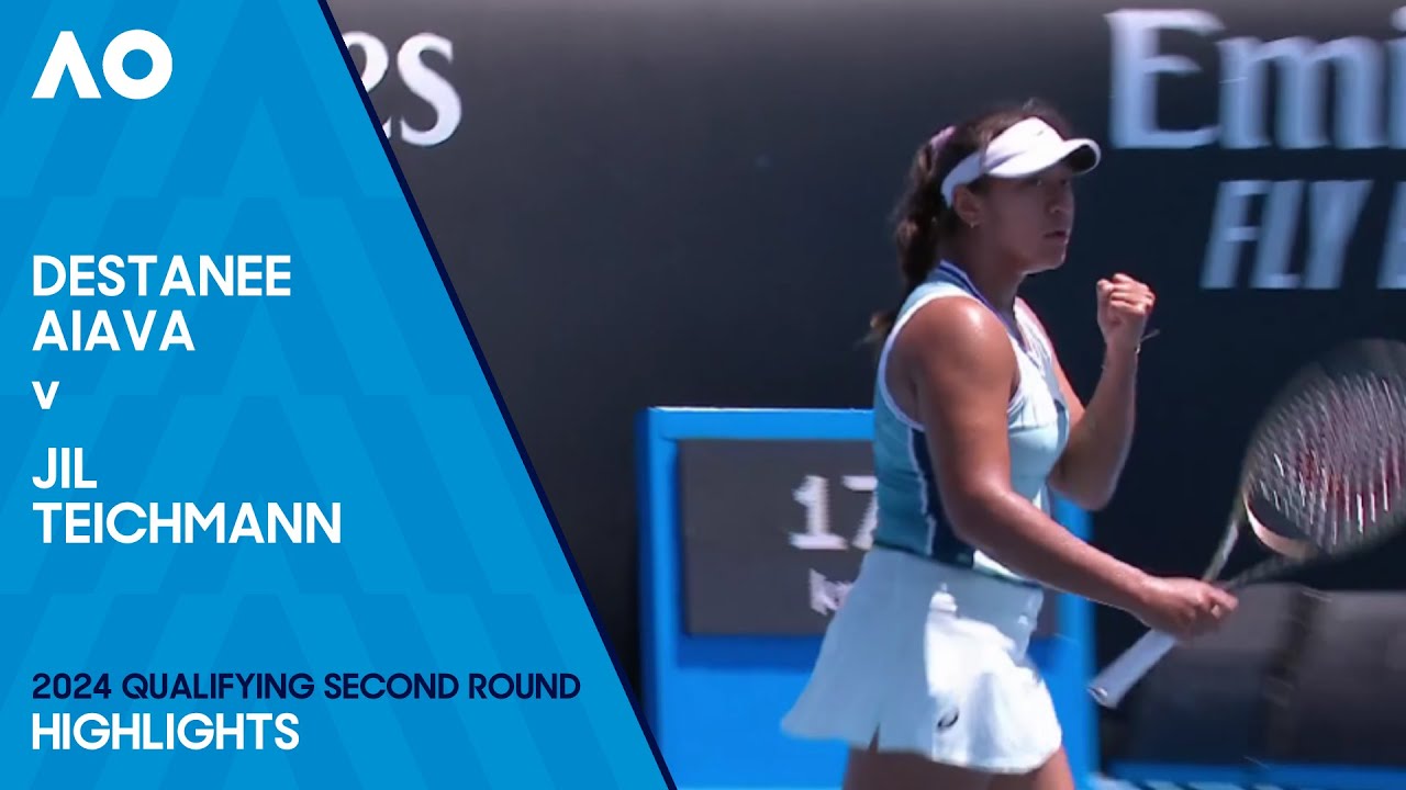 Destanee Aiava v Jil Teichmann Highlights | Australian Open 2024 Second ...