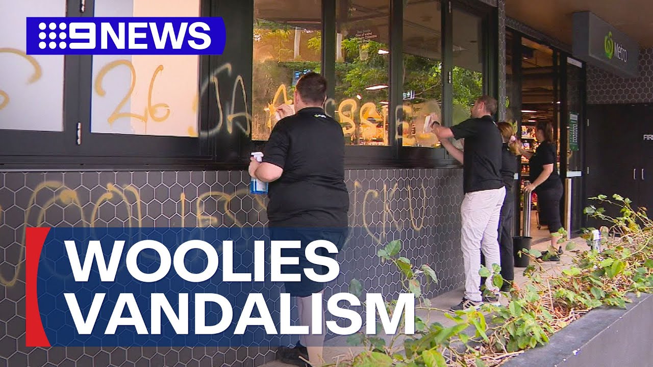 Woolworths store vandalised after Australia Day controversy | 9 News ...