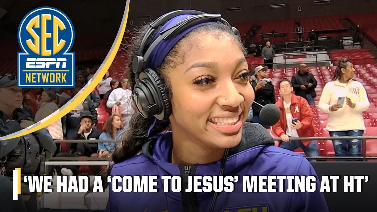 Angel Reese reacts to bounce-back win over Alabama, second-half ...