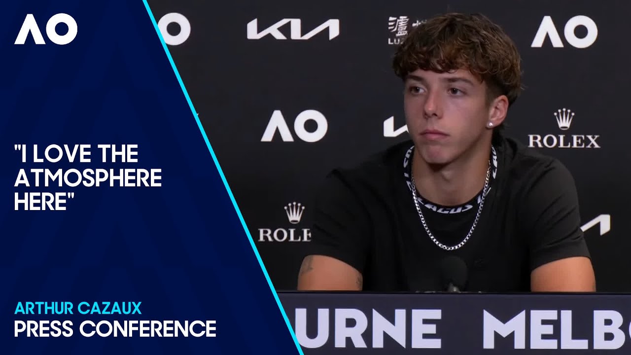 Arthur Cazaux Press Conference | Australian Open 2024 Third Round - The ...