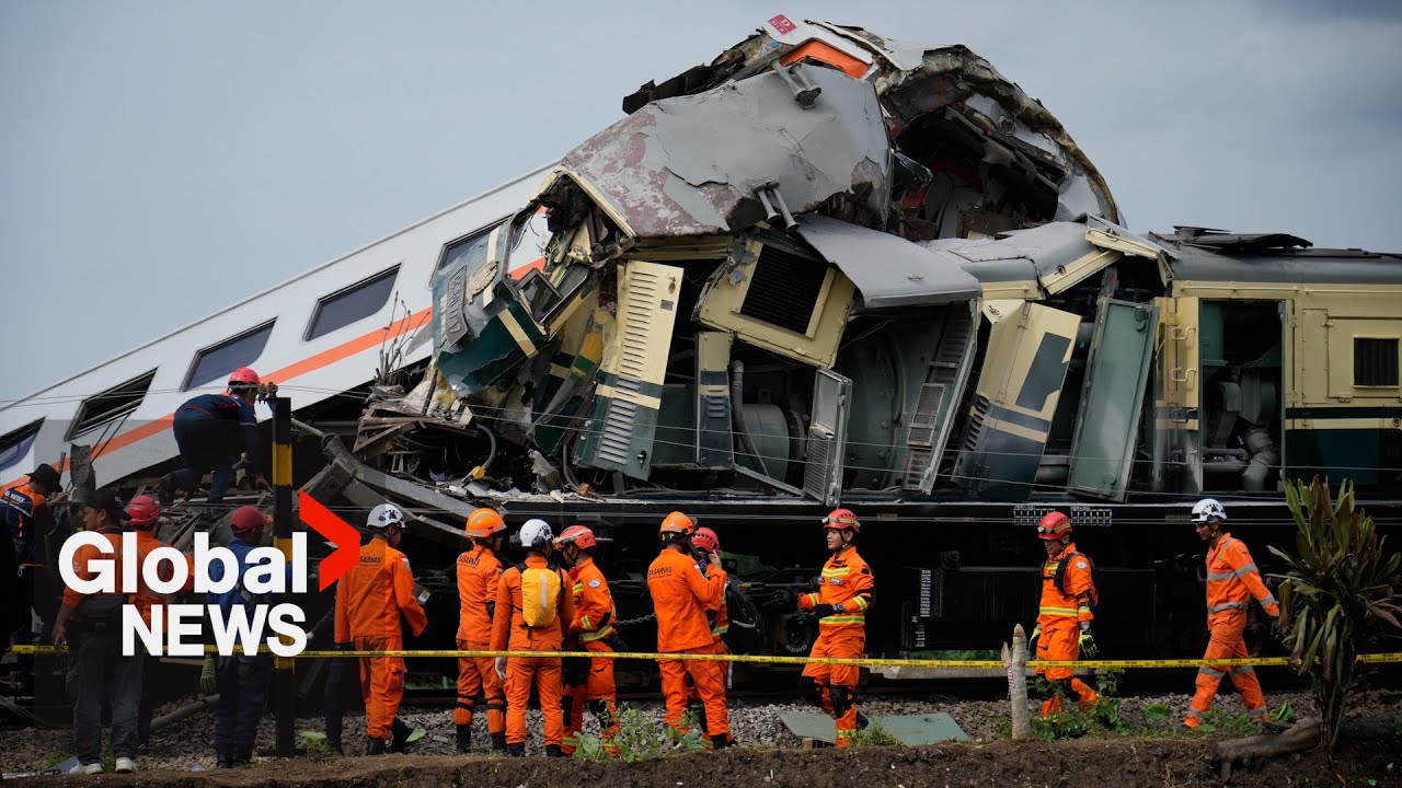 Head-on train collision in Indonesia kills at least 4 - The Global Herald