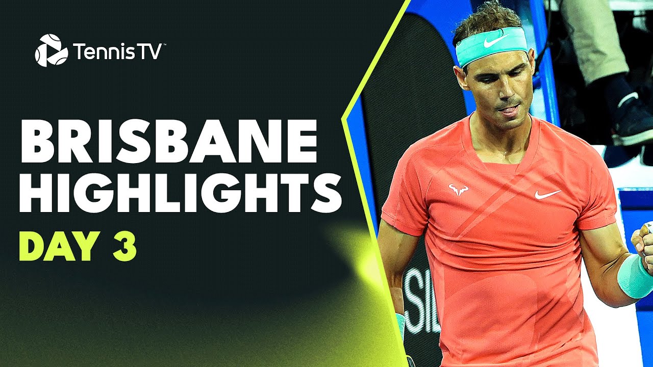 Nadal Comeback vs Thiem; Korda, Kokkinakis In Action | Brisbane 2024 ...