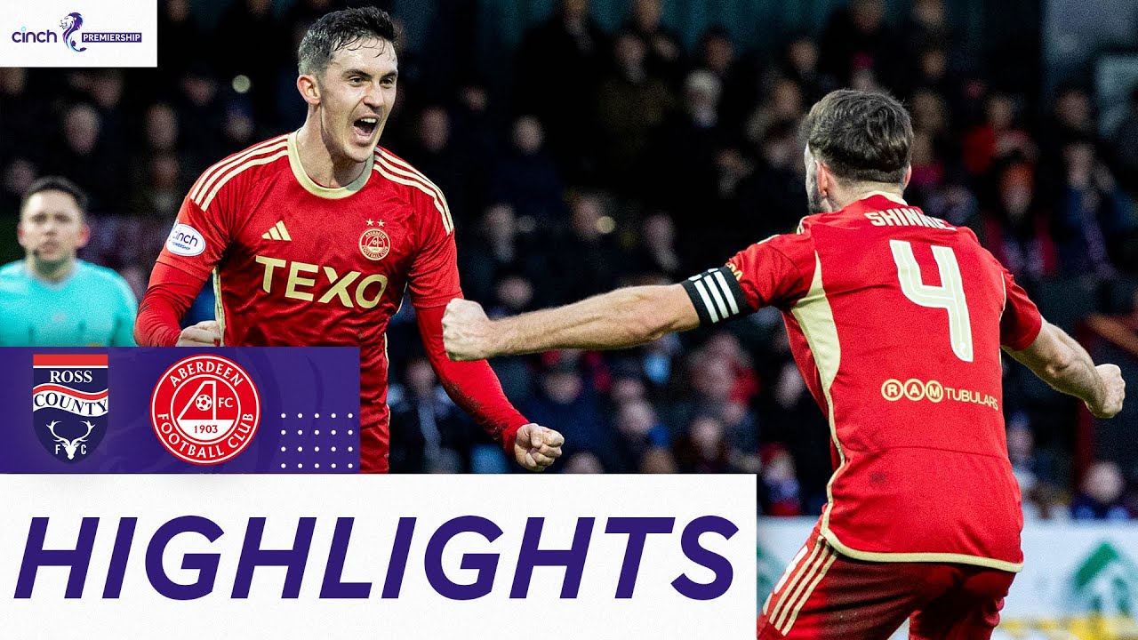 Ross County 0-3 Aberdeen | Superb McGrath Double Seals Important Points ...