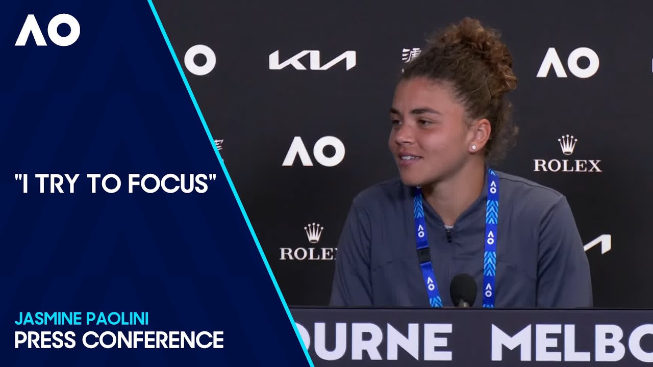 Jasmine Paolini Press Conference | Australian Open 2024 Third Round ...