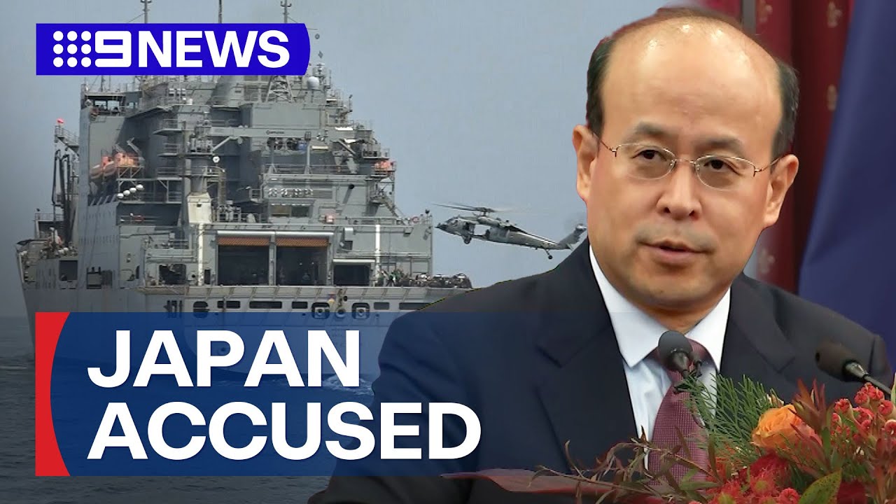 China accuses Japan of injuring two Australian Navy divers | 9 News ...