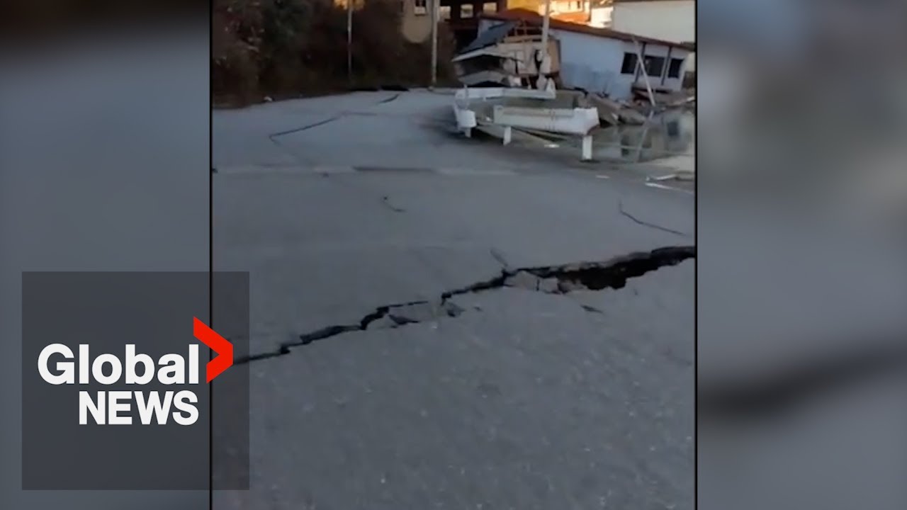 Japan earthquake: Crumbled temples, cracked roads show destructive ...
