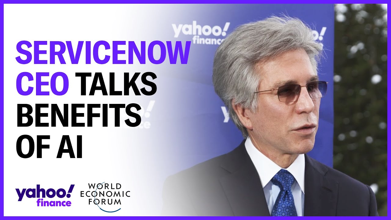 Generative AI is 'productivity on steroids,' Service Now CEO Bill ...