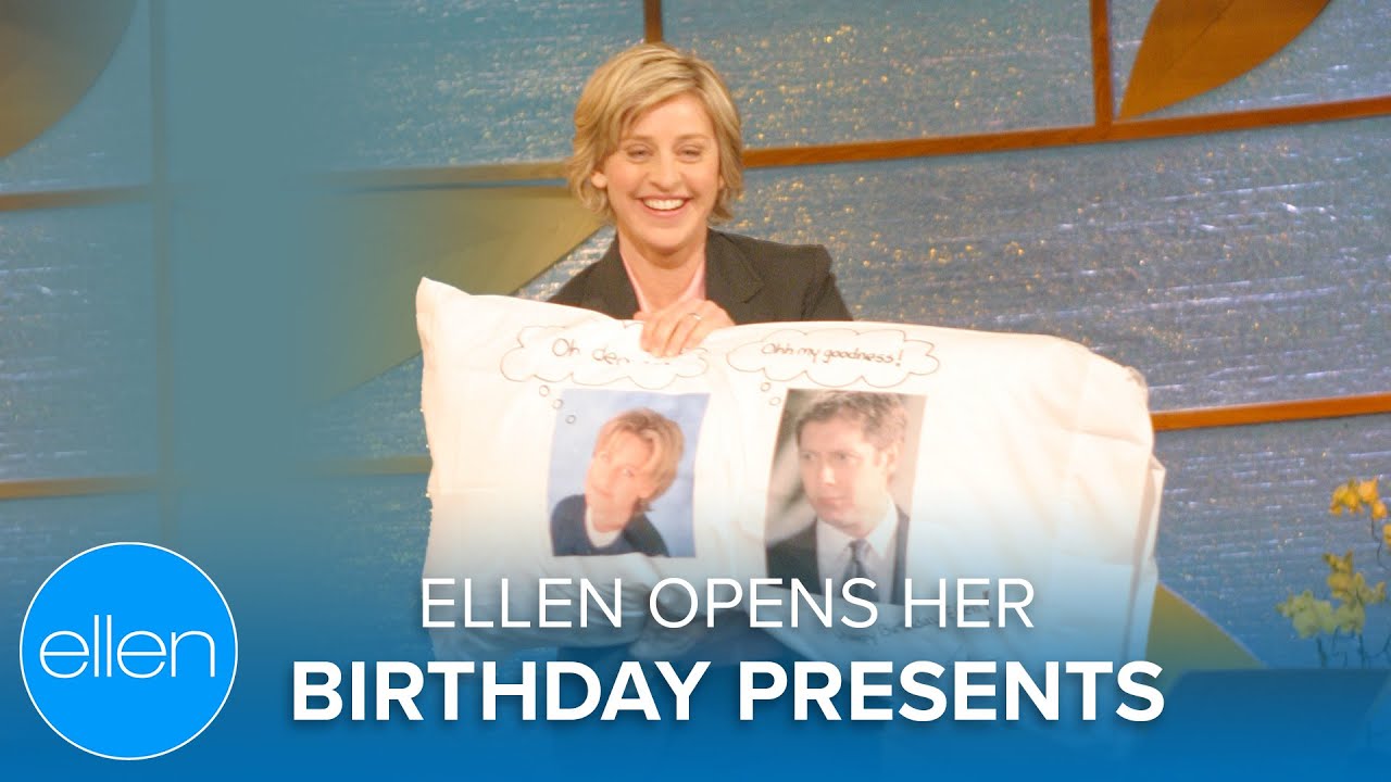 Ellen Opens her Birthday Presents in 2004 - The Global Herald