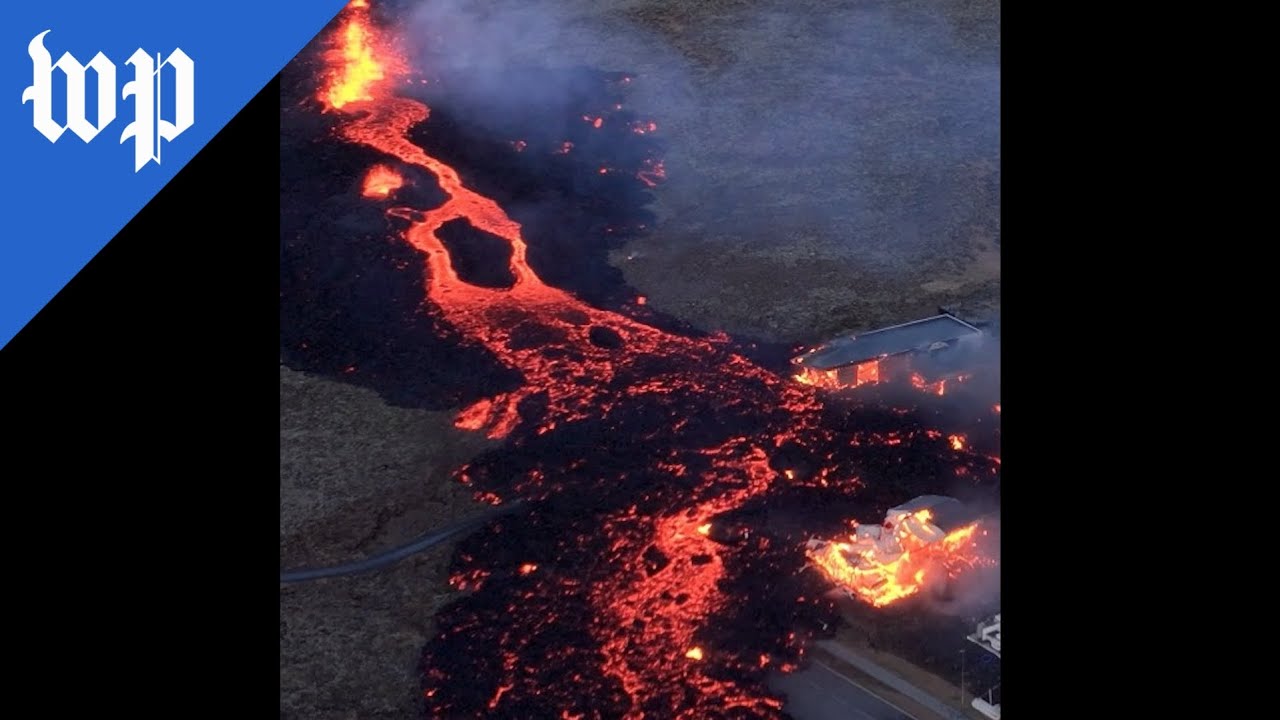 Lava Engulfs Icelandic Town After Volcano Eruption The Global Herald