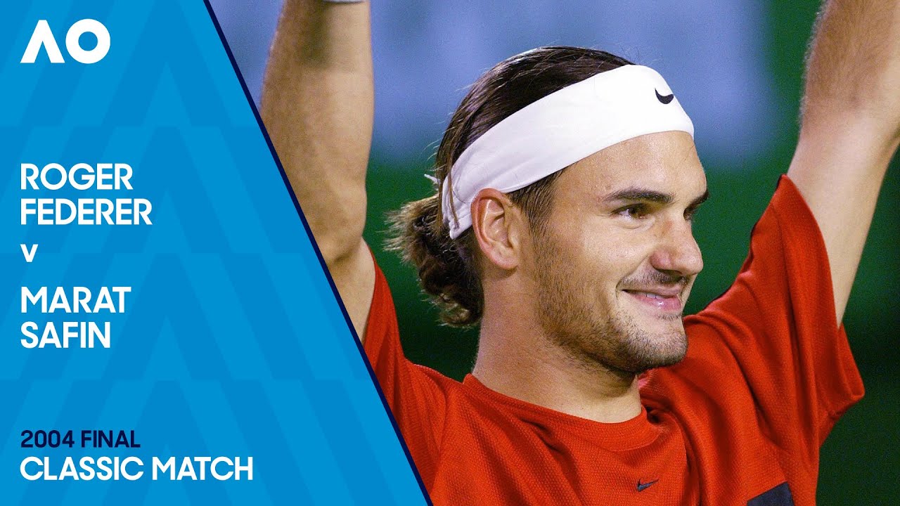 Roger Federer v Marat Safin Classic Match | Australian Open 2004 Final ...