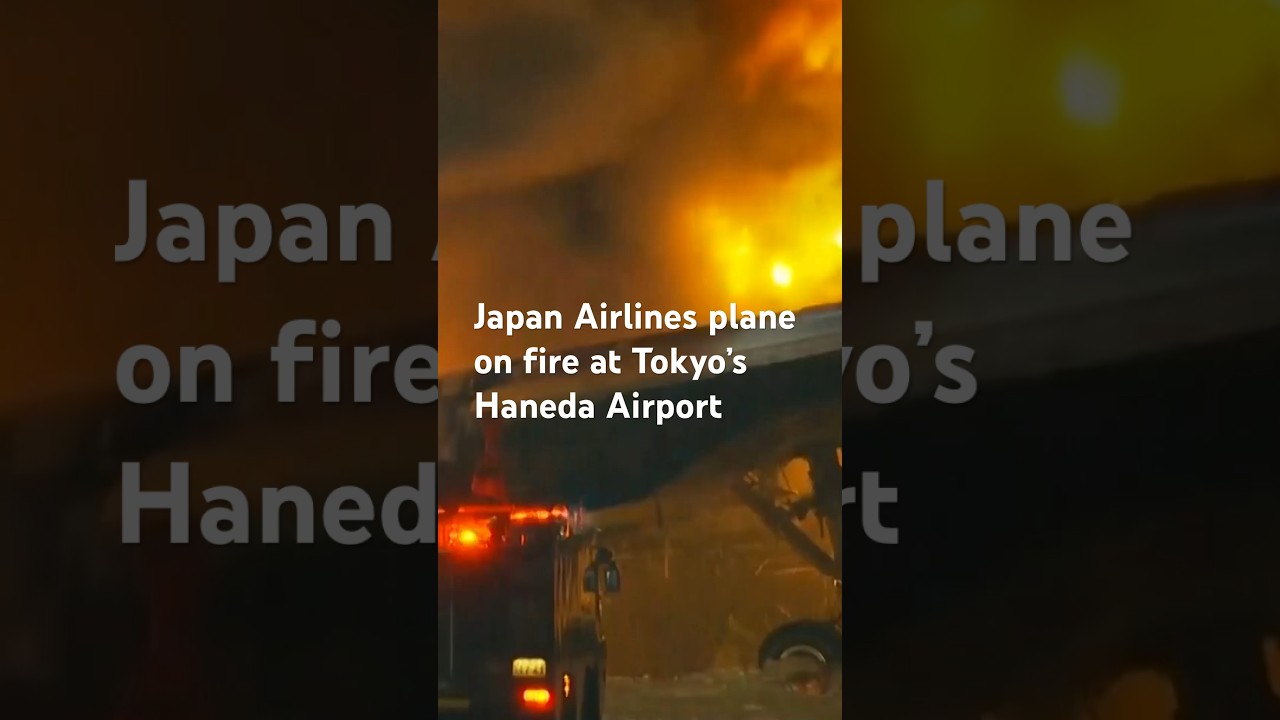 Japan plane on fire at airport in Tokyo - The Global Herald