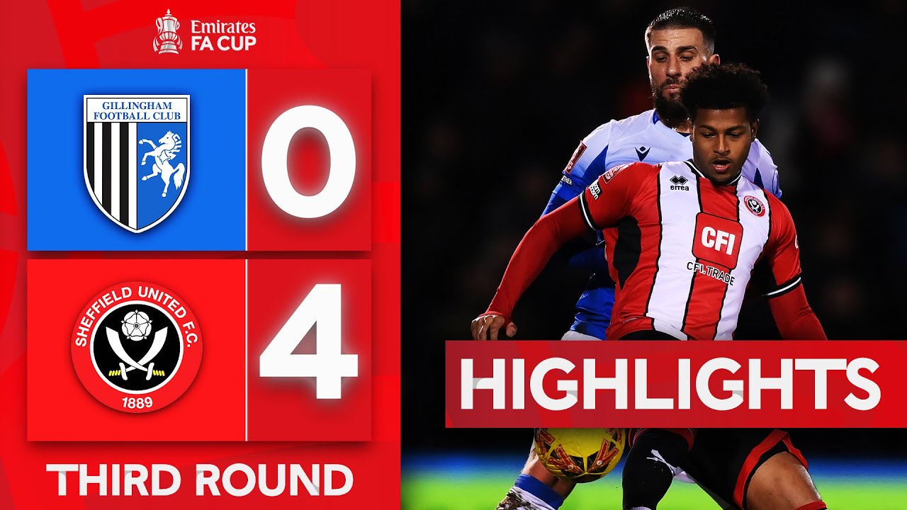 Osula & McAtee Score Four | Gillingham 0-4 Sheffield United ...