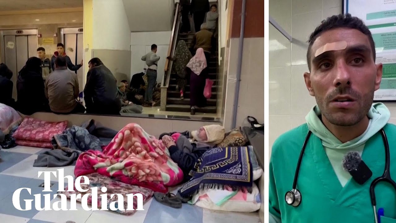 'Staff are exhausted': doctor describes conditions in Gaza hospital ...
