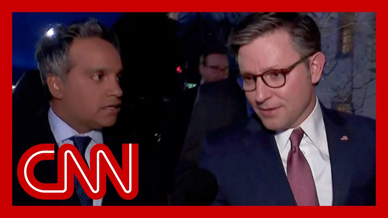 CNN asks Mike Johnson if he's worried about Republicans removing him as ...