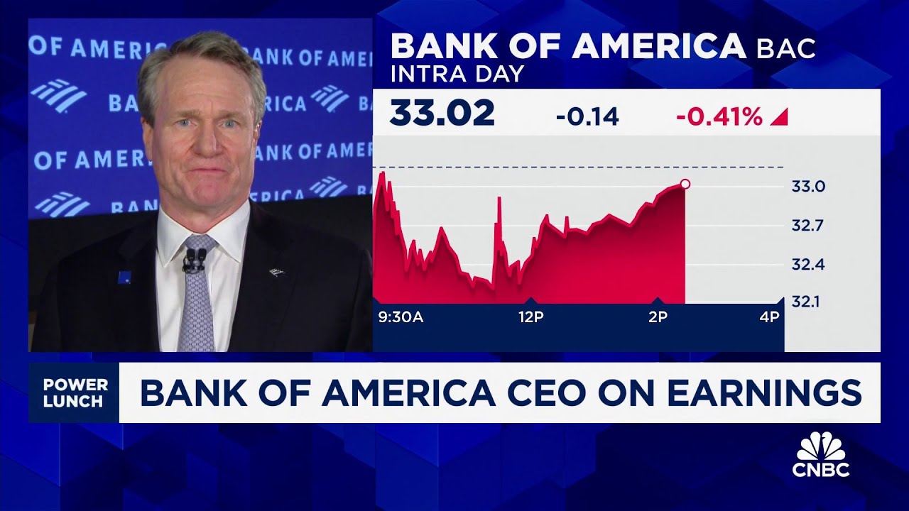 Bank of America CEO Brian Moynihan: Our customers are planning for a ...
