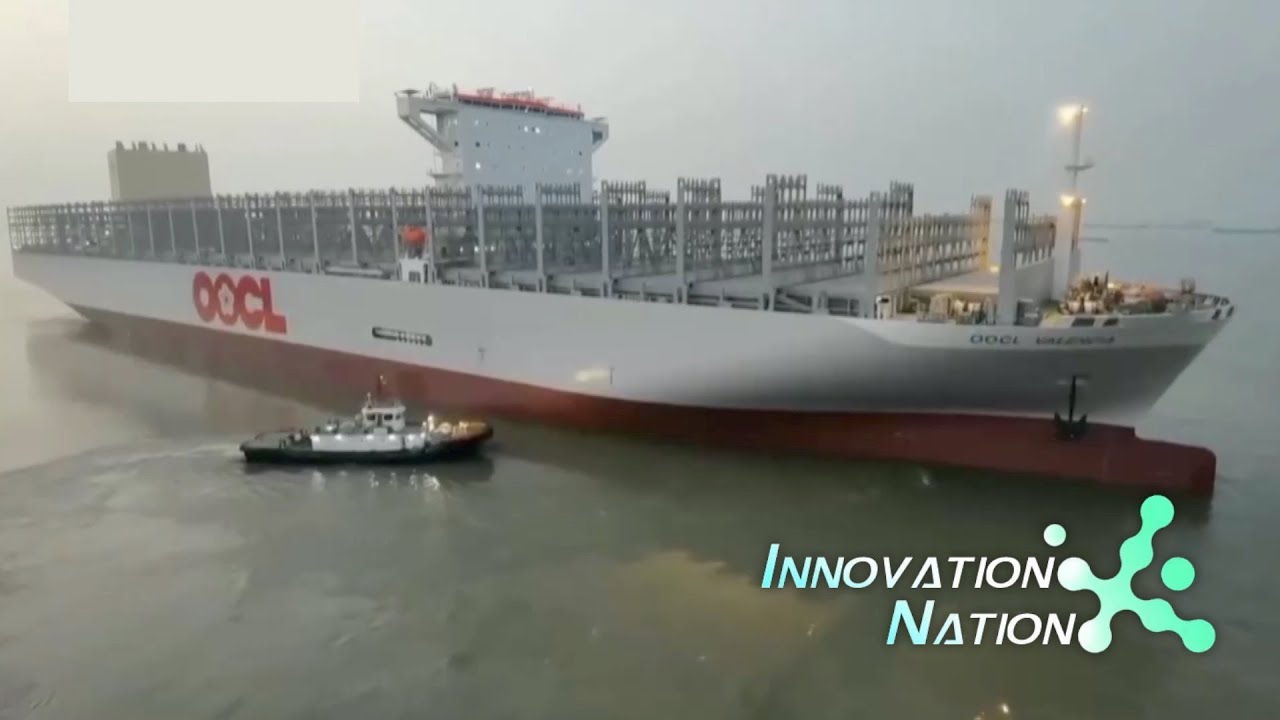 The world's largest container ship sets sail for sea trials - The ...