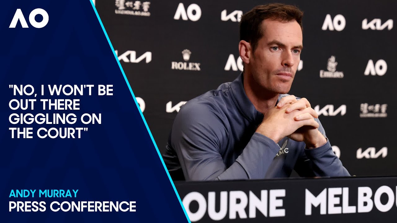 Andy Murray Press Conference | Australian Open 2024 Pre-Event - The ...