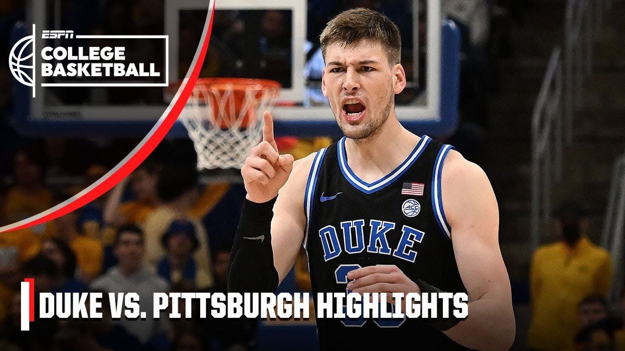 Duke Blue Devils vs. Pittsburgh Panthers | Full Game Highlights - The ...
