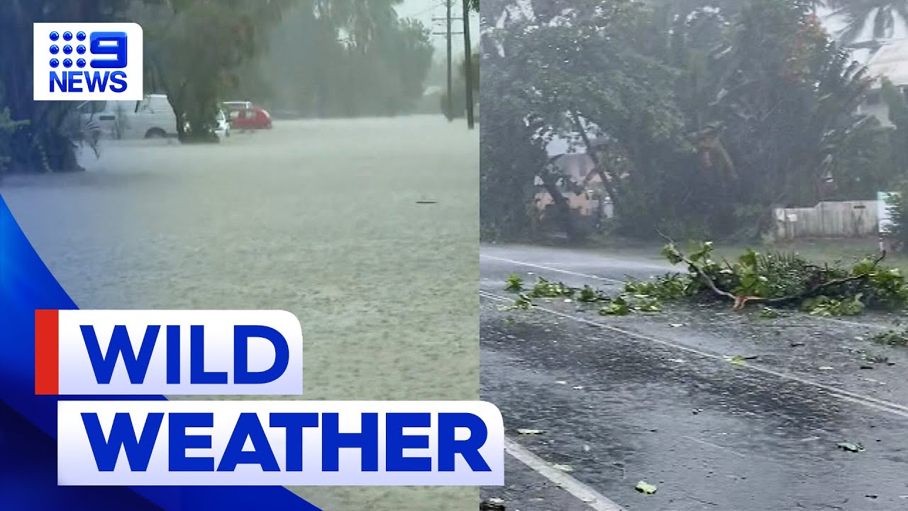 More wild weather forecast for northern Queensland | 9 News Australia ...
