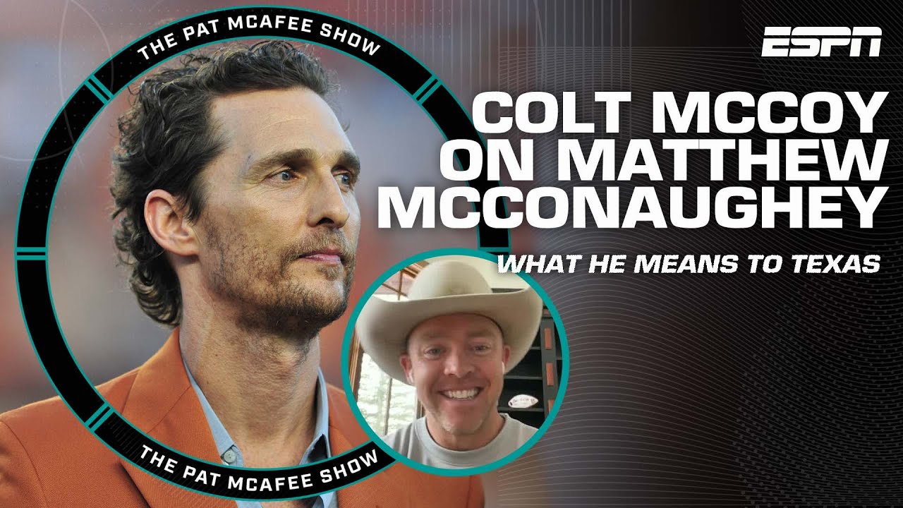 Colt McCoy is proudly rocking his cowboy hat on The Pat McAfee Show # ...