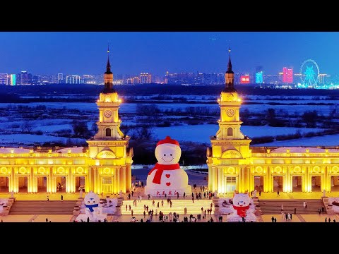 Live: Giant snowman makes annual appearance in northeast China’s Harbin ...