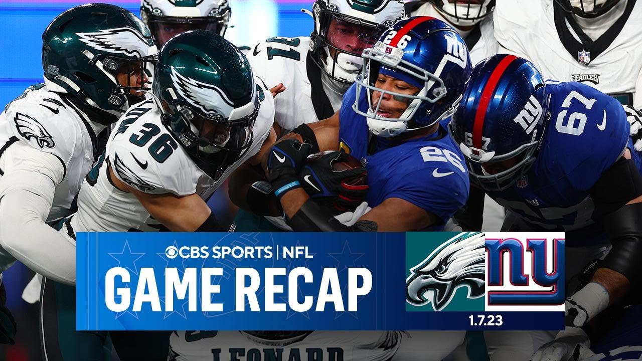 Giants DOMINATE as Eagles set for matchup with Bucs in NFC Wild Card ...