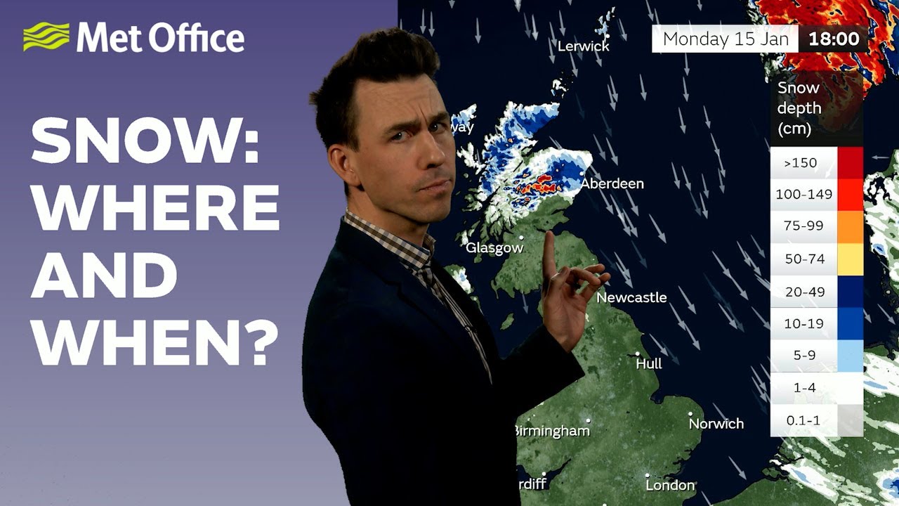 12/01/2024 – Latest on the cold spell – Met Office weather forecast UK ...