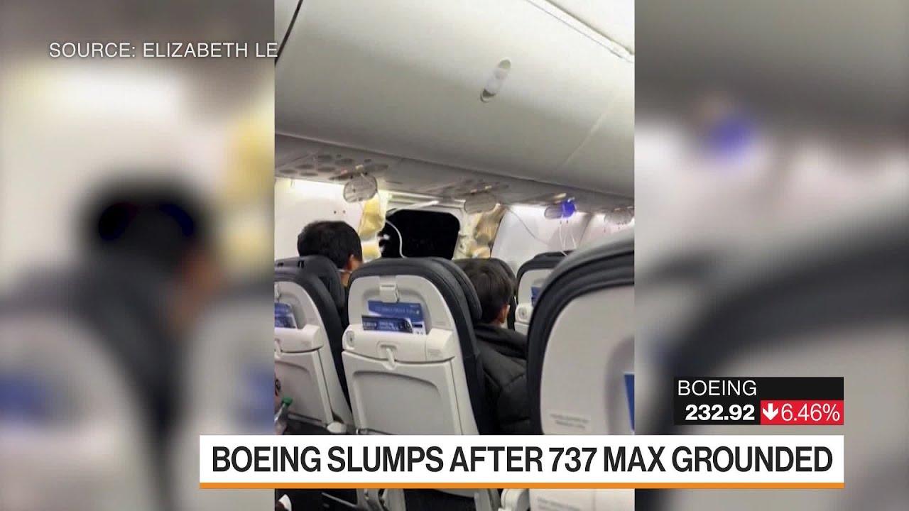 Boeing Shares Slide After Plane Window Blowout - The Global Herald