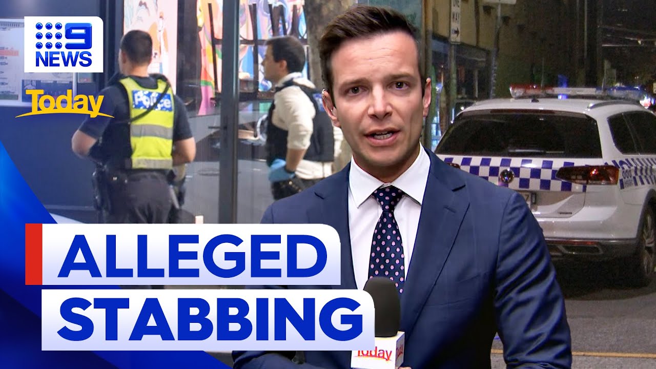Man arrested after alleged stabbing spree across Melbourne | 9 News ...