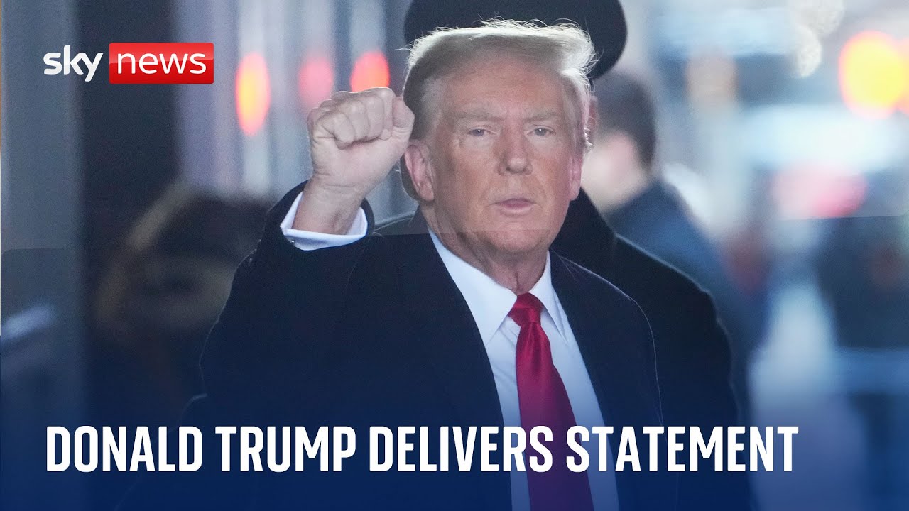 Donald Trump delivers statement in New York court - The Global Herald