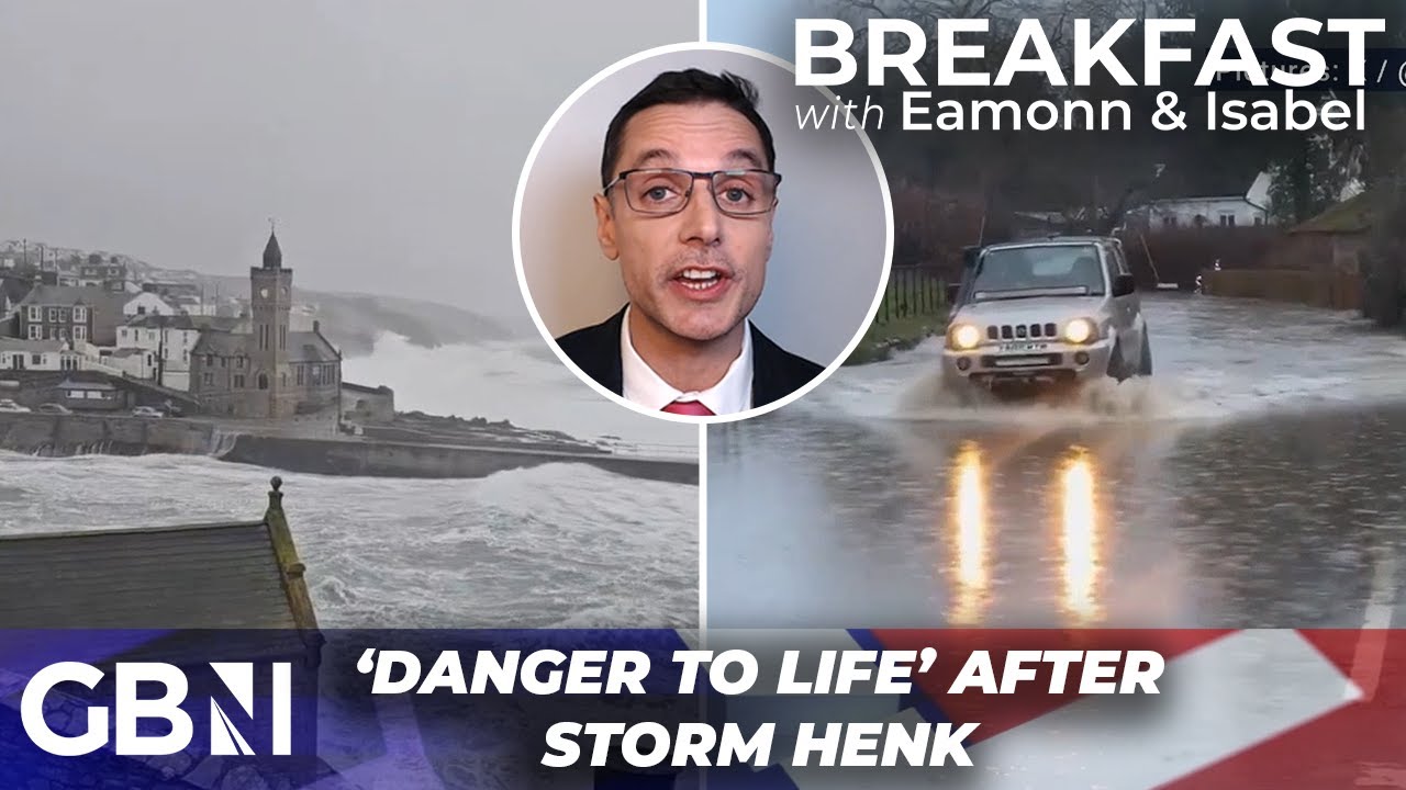 Flood warnings and danger-to-life alerts in place after Storm Henk ...