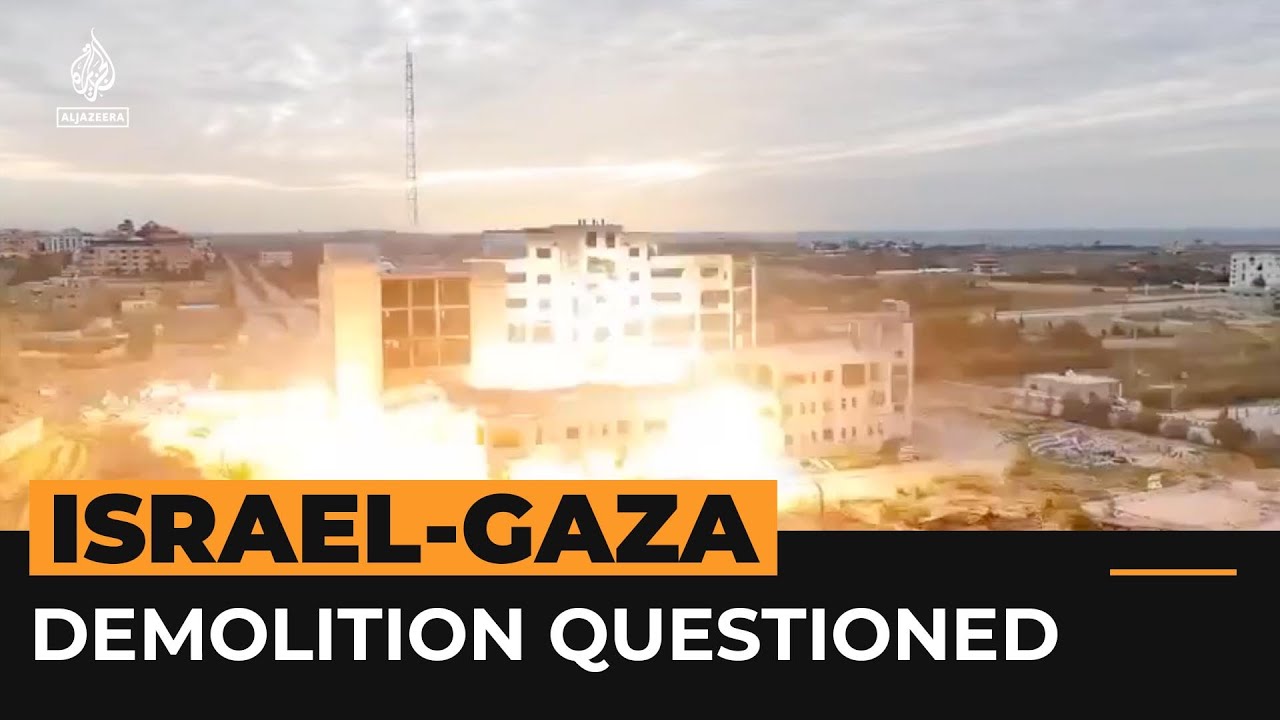 Journalist questions bombing of Gaza university | Al Jazeera Newsfeed ...