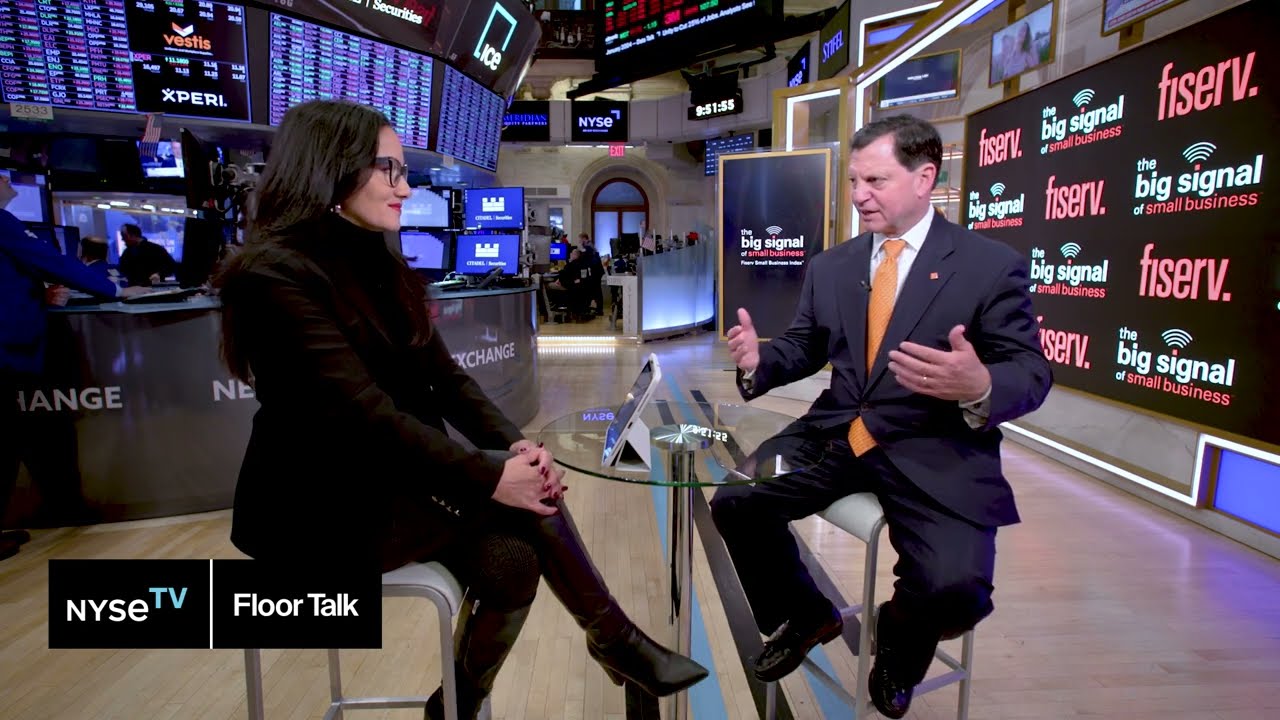 Fiserv CEO talks about Fiserv Small Business Index, designed to track ...