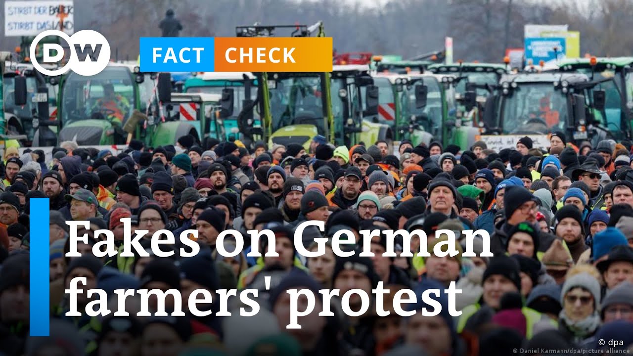 Fact check: Fakes about Germany farmers' protests | DW News - The ...