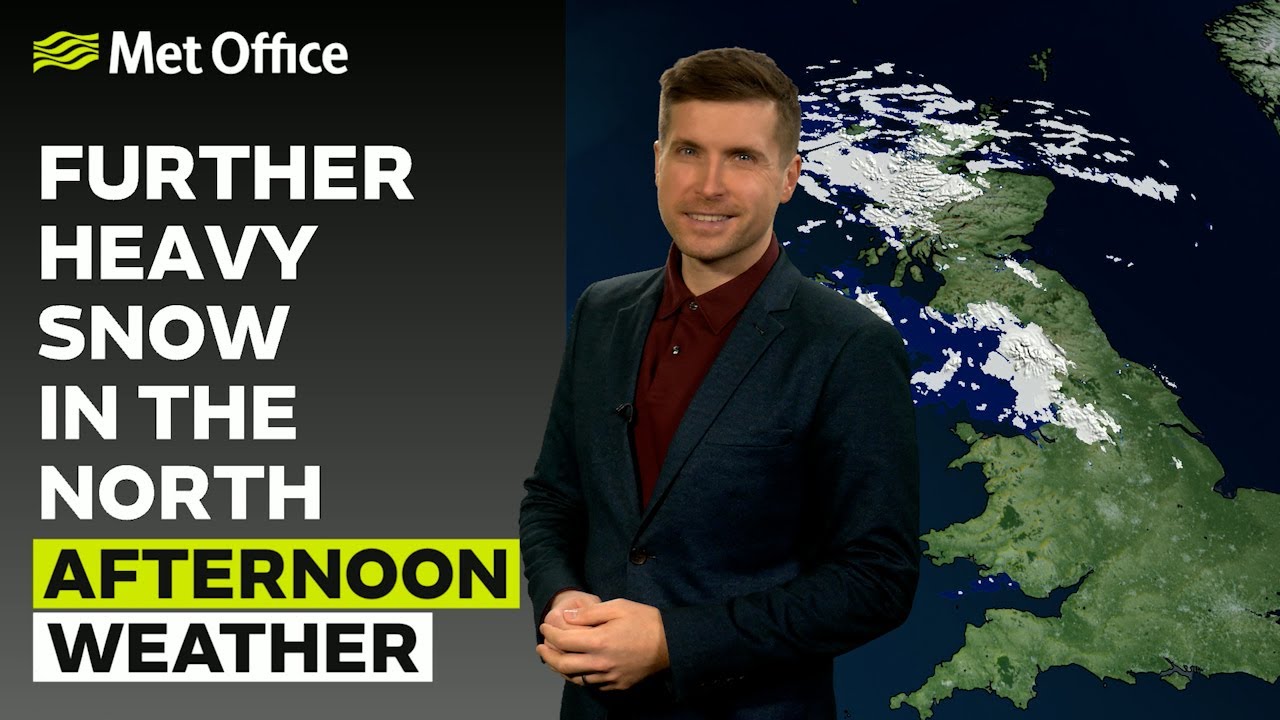 16/01/24 – Snow in parts of the north – Afternoon Weather Forecast UK – Met Office Weather - The ...
