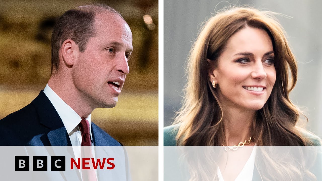 Prince William visits Kate in hospital after surgery | BBC News - The ...