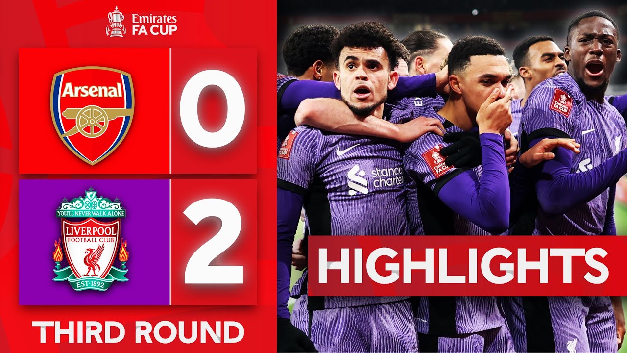 Liverpool strike late to knock out Arsenal at the Emirates | FA Cup ...