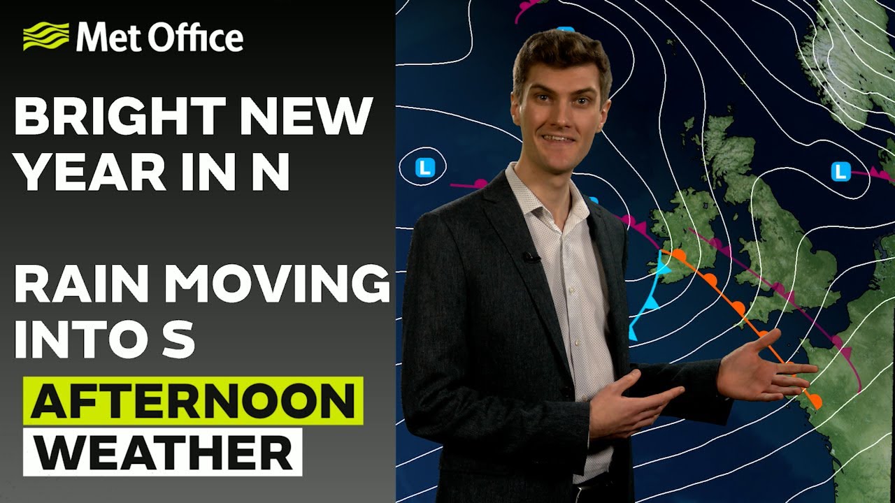01/01/24 – Rain moving northeast – Afternoon Weather Forecast UK – Met Office Weather - The ...